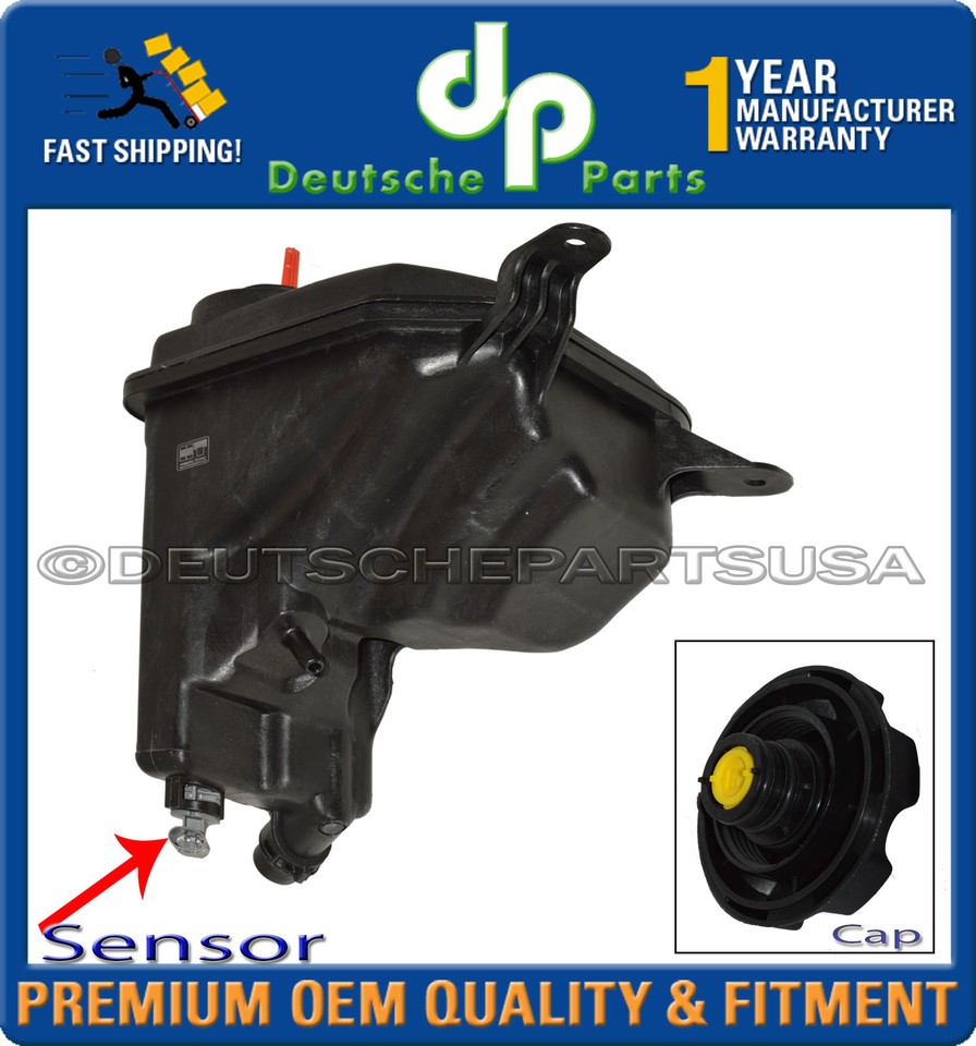 BMW 17137640514 Coolant Reservoir Overflow Expansion Tank + Cap + Lvl ...