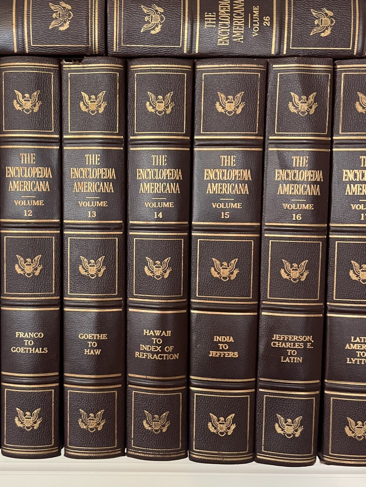 1961 The Encyclopedia Americana Complete 30 Volume Set + Annual ...