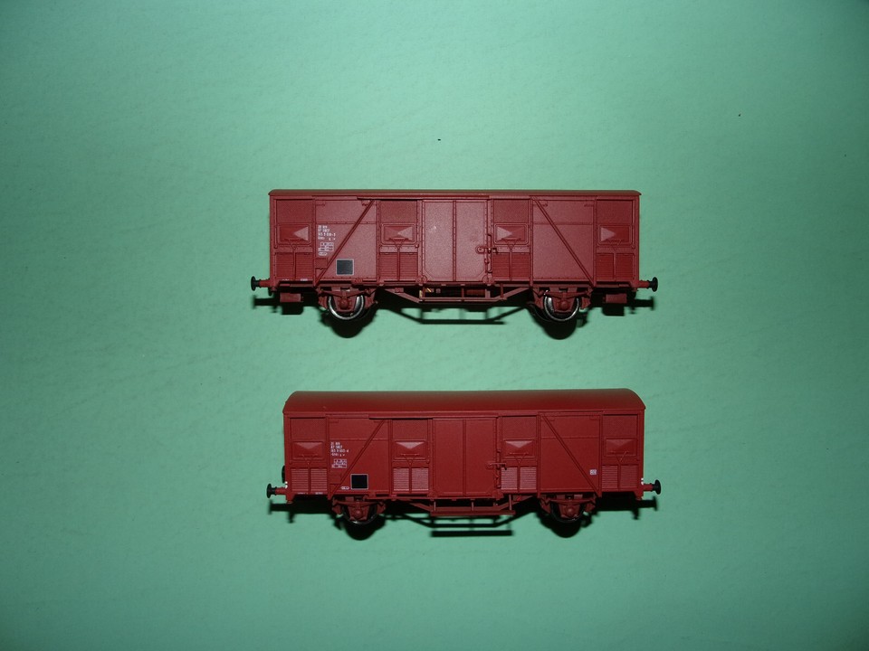 LS MODELS coffret 2 wagons couverts courts primeur permaplex 30024 NEUF ...
