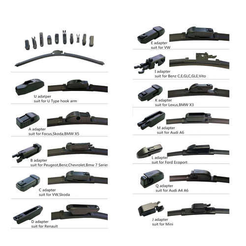 Wiper Blades Aero for Daihatsu Rocky F70 F75 F80 F85 Hardtop Wagon 2.8 ...