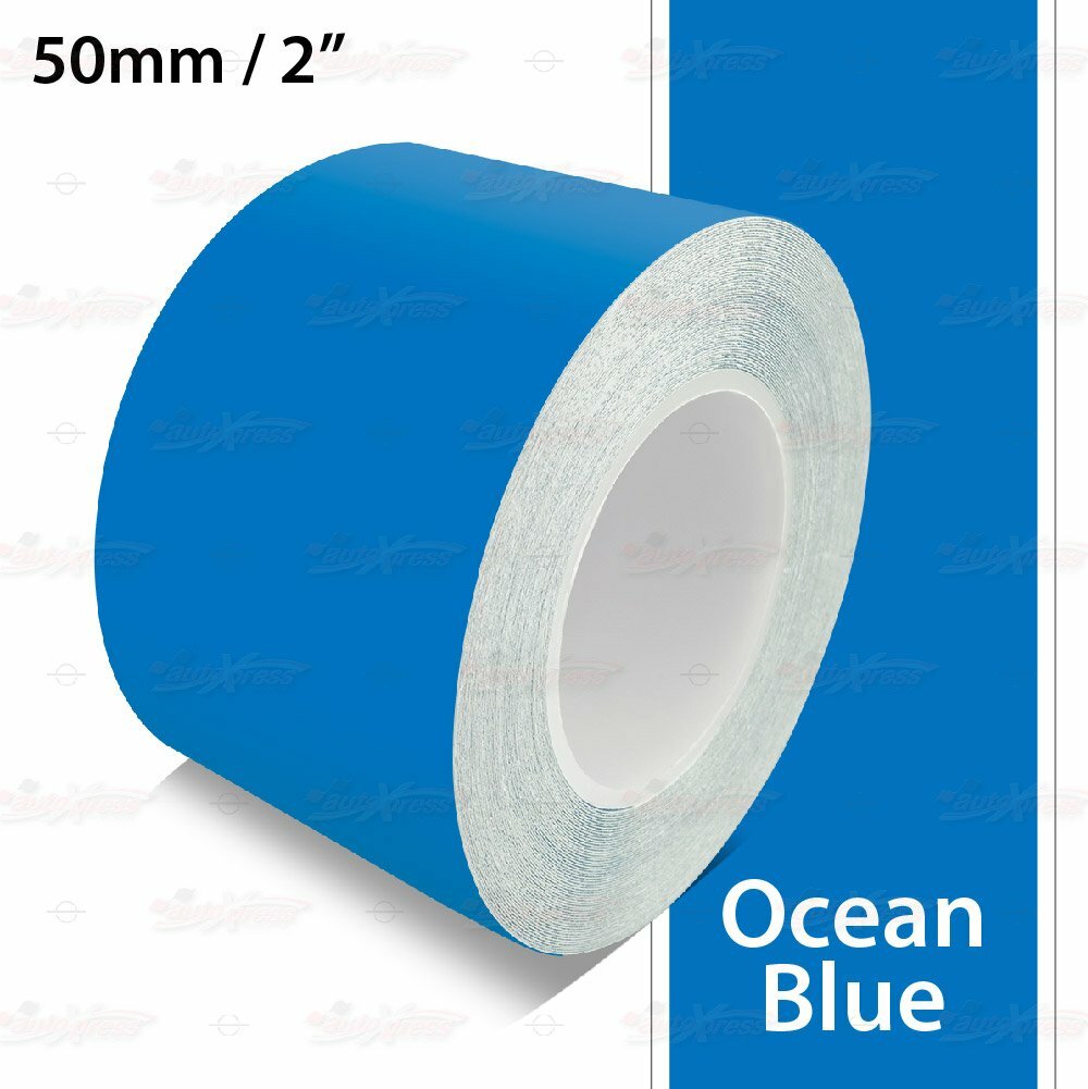 50mm 2" Roll PIN STRIPE Car RTV Striping Trim Body Line TAPE Decal ...