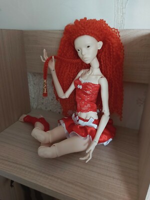 WIG for BJD 1/4 doll (Popovy), 1/6 (chibilana) ginger/braid | eBay UK
