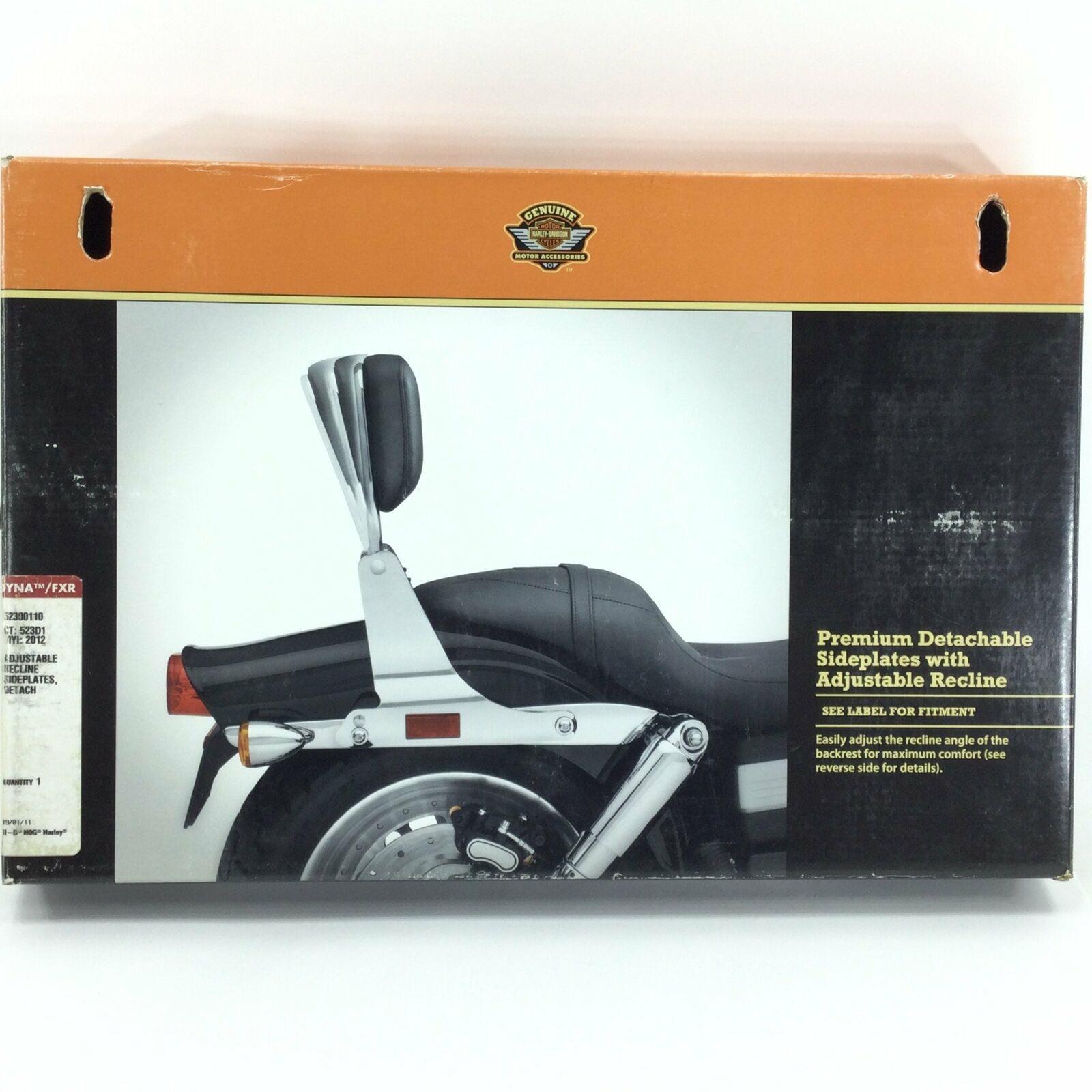 New Genuine Harley 2006up Dyna Chrome Adjustable Recline SidePlates ...