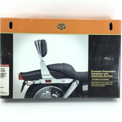 New Genuine Harley 2006up Dyna Chrome Adjustable Recline SidePlates ...