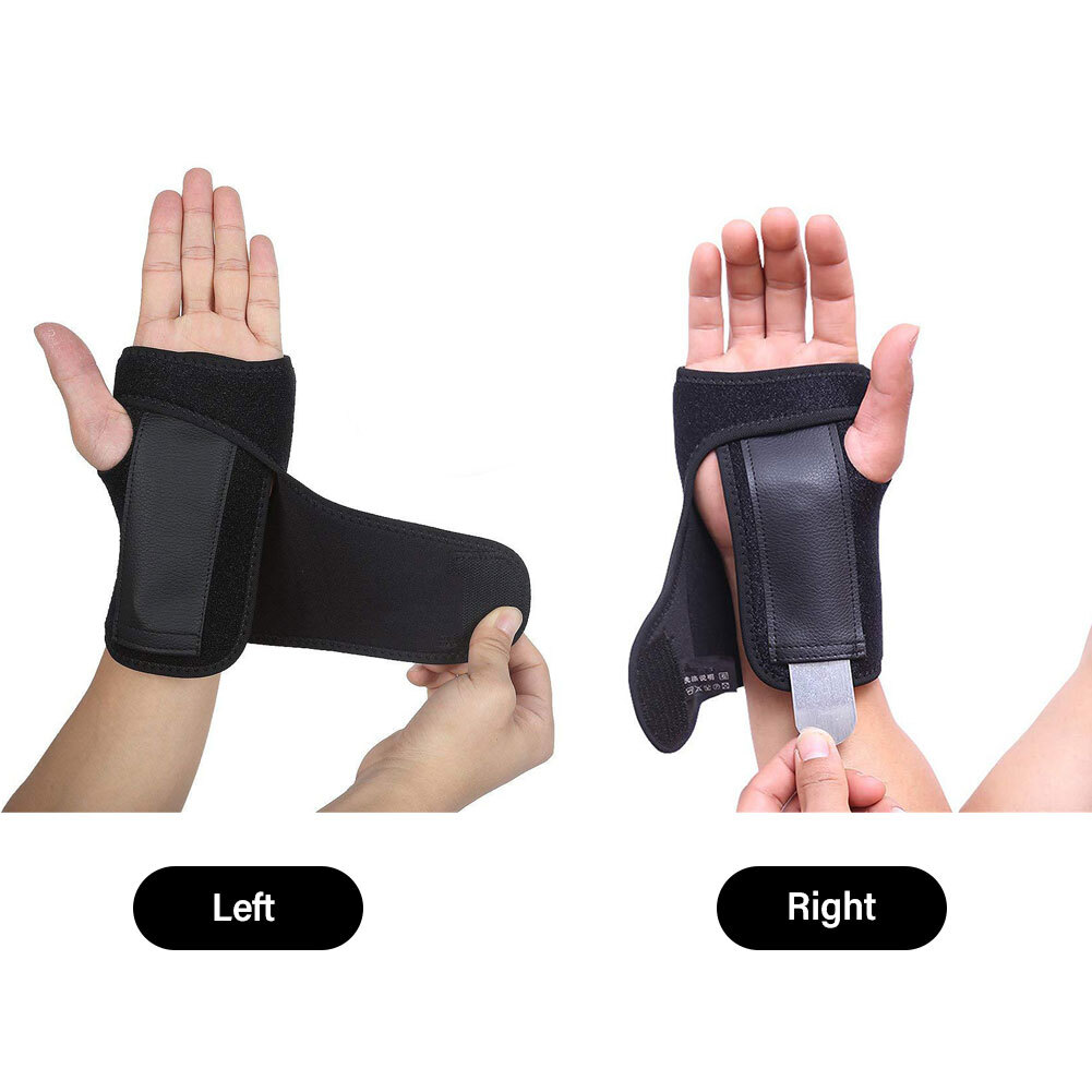 Wrist Brace With Splint For Tendonitis Adjustable Right Left Arthritis ...