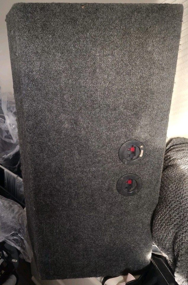 Custom Made Subwoofer Box With Two 12" Hifonics "Power From The Gods ...