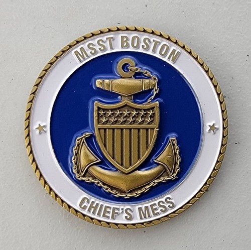 USCG - MSST BOSTON CHIEF'S MESS - Challenge Coin | eBay