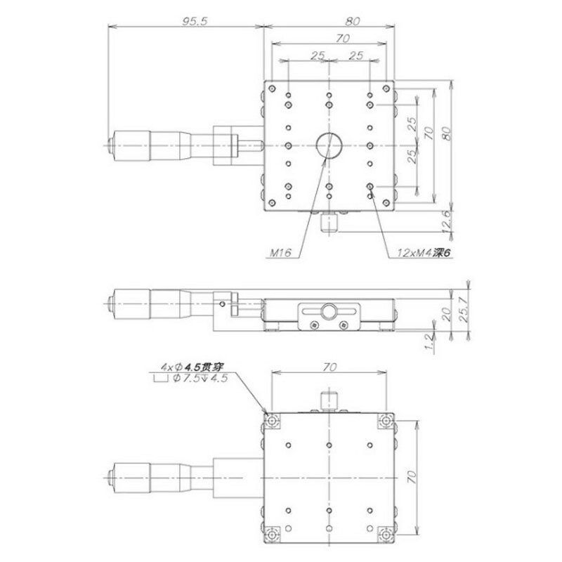 New X-Axis Micrometer Manual Cross Precision Linear Stage Slider ...