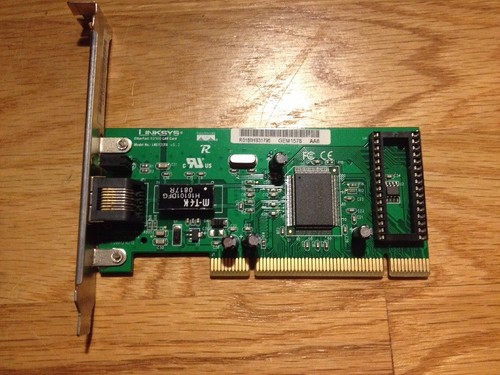 LINKSYS PCI LAN NETWORK ETHERNET ADAPTOR CARD BOARD / 10/100 Model LNE ...