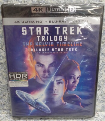 4K Ultra HD + BLU-RAY Star Trek Trilogy The Kelvin Timeline BLU-RAY NEW ...