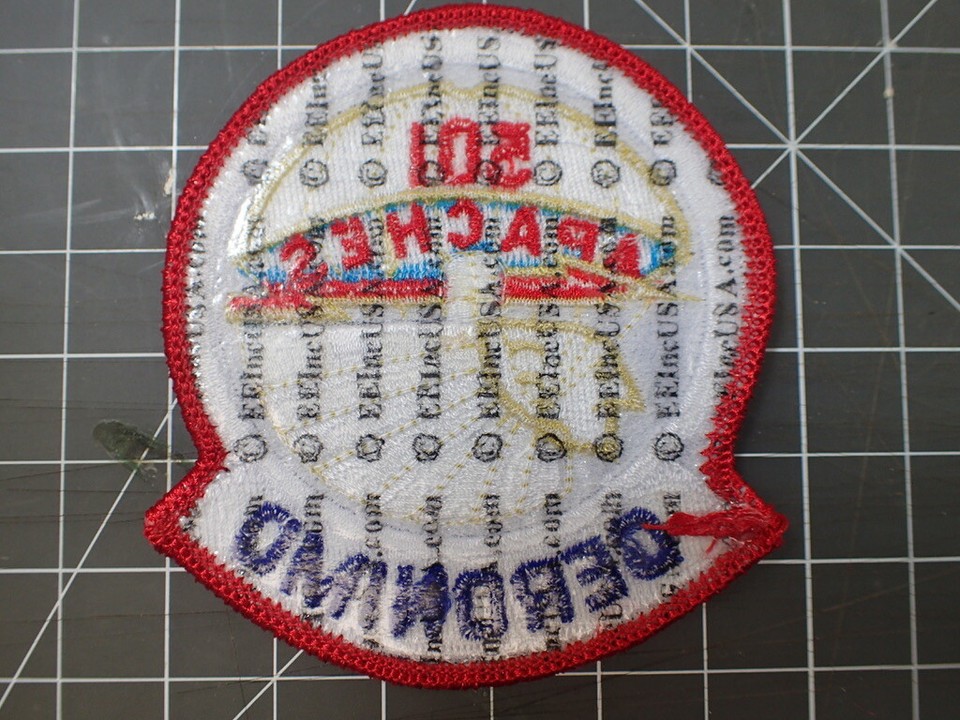 Vintage Army 501 Apaches Geronimo Airborne Sew-On Patch 3 1/4" x 3" | eBay