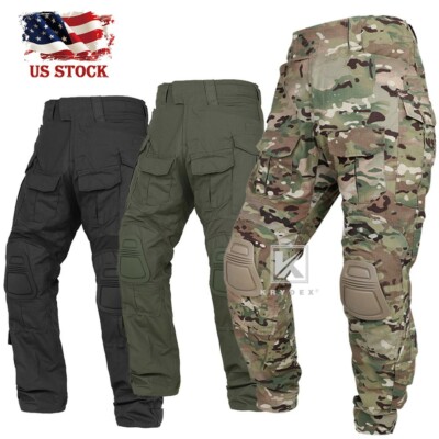 KRYDEX Gen3 Combat Trouser Men Tactical Pants Knee Pads Army Paintball ...