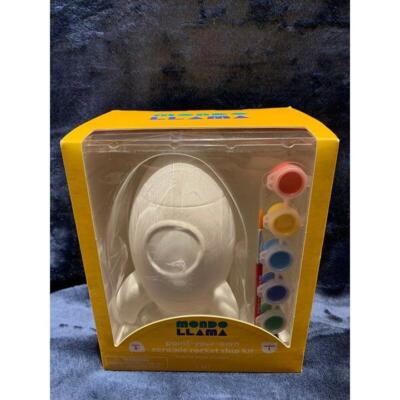 Mondo Llama Paint Your Own Ceramic Rocket Ship Kit Brand NEW Sealed | eBay