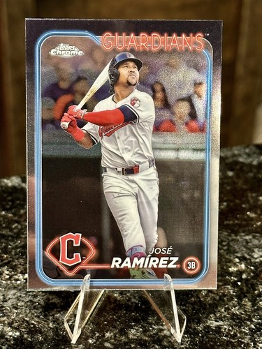 2024 Topps Chrome JOSE RAMIREZ Lids Mitchell & Ness Fanatics Fest FFNYC ...