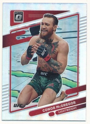 CONOR MCGREGOR 2022 DONRUSS OPTIC UFC #75 SILVER HOLO PRIZMS RARE MINT ...