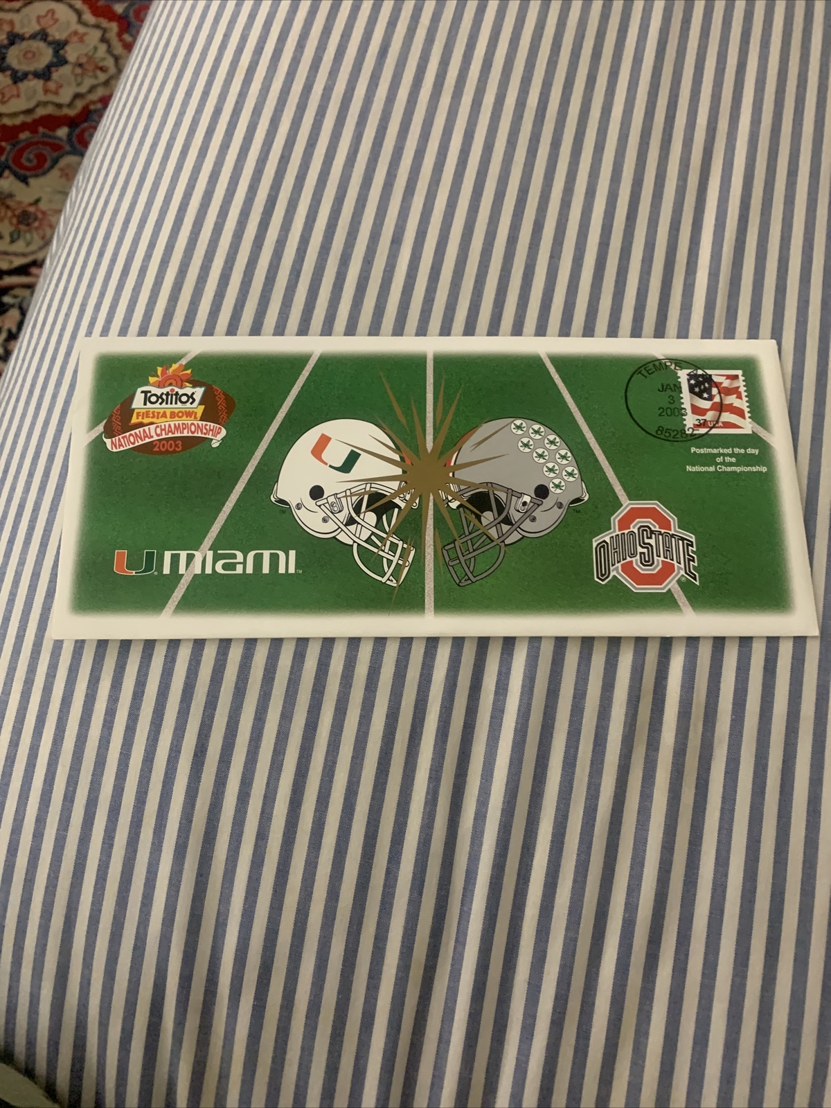 Ohio State Buckeyes 2003 National Championship Commemorative Envelope ...
