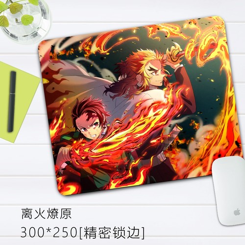 HD Print Anime Mouse Pad Play Mat Demon Slayer Desktop Small Mousepad ...