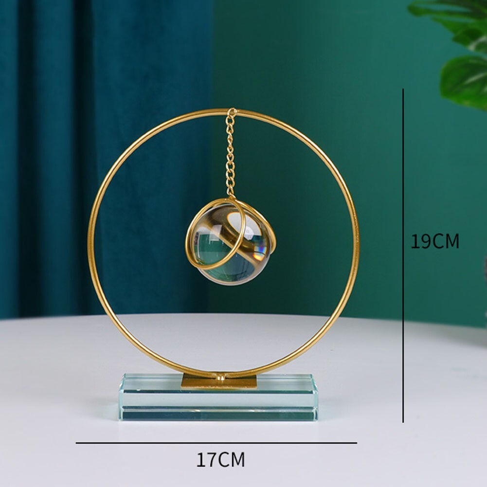 Beautifully Crafted Metal Crystal Ball Handicraft for Styling Your Room ...