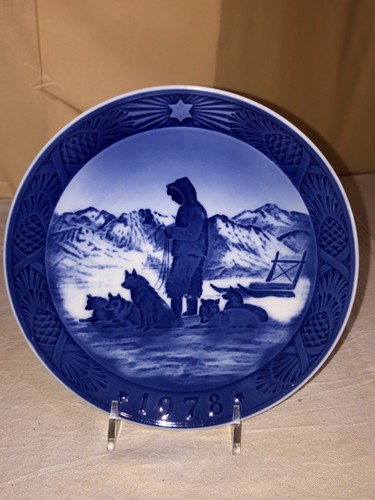 Royal Copenhagen 1978 Collector Plate-Blue-Greenland Scenery-Denmark | eBay