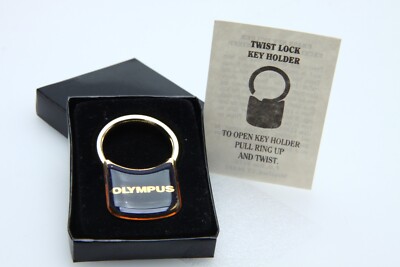 OLYMPUS Key Holder Gold Tone Twist Lock | eBay