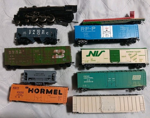 Athearn Ho Scale Lot Junk Cars And Steam Engine | eBay