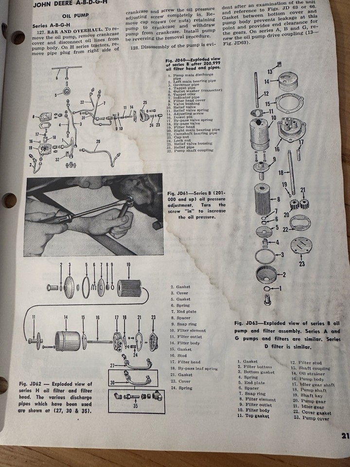 John Deere Shop Manual JD-4 Series A B G H Models D M MT | eBay