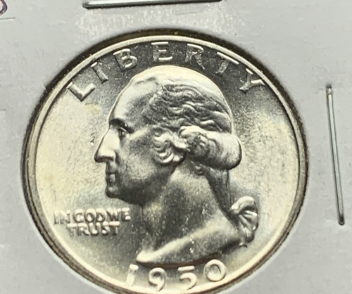 1950-D 25C Washington Silver Quarter BU uncirculated | eBay