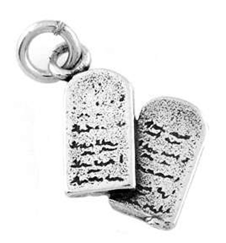 Sterling Silver 10 Ten Commandments Tablet Charm or Pendant | eBay