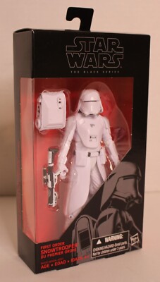 Star Wars Black Series 6" Inch FIRST ORDER SNOW TROOPER Hasbro Figure ...