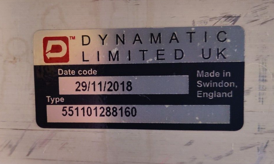 Dynamatic Limited UK Hydraulic Fan Motor 551101288160, SNM3NN/038BN07BC ...
