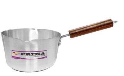 Milk Pan Saucepan Tea Pan Boiling Pan Aluminium Cookware with Wooden ...