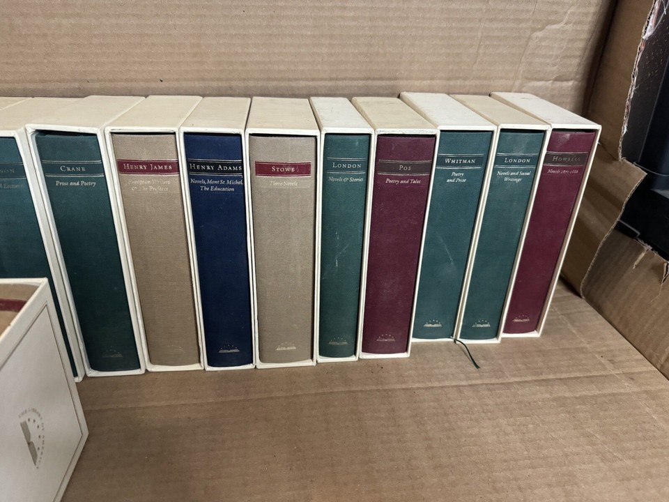 Lot Of 24 Library Of America Books With Sleeves Great All Time Authors ...