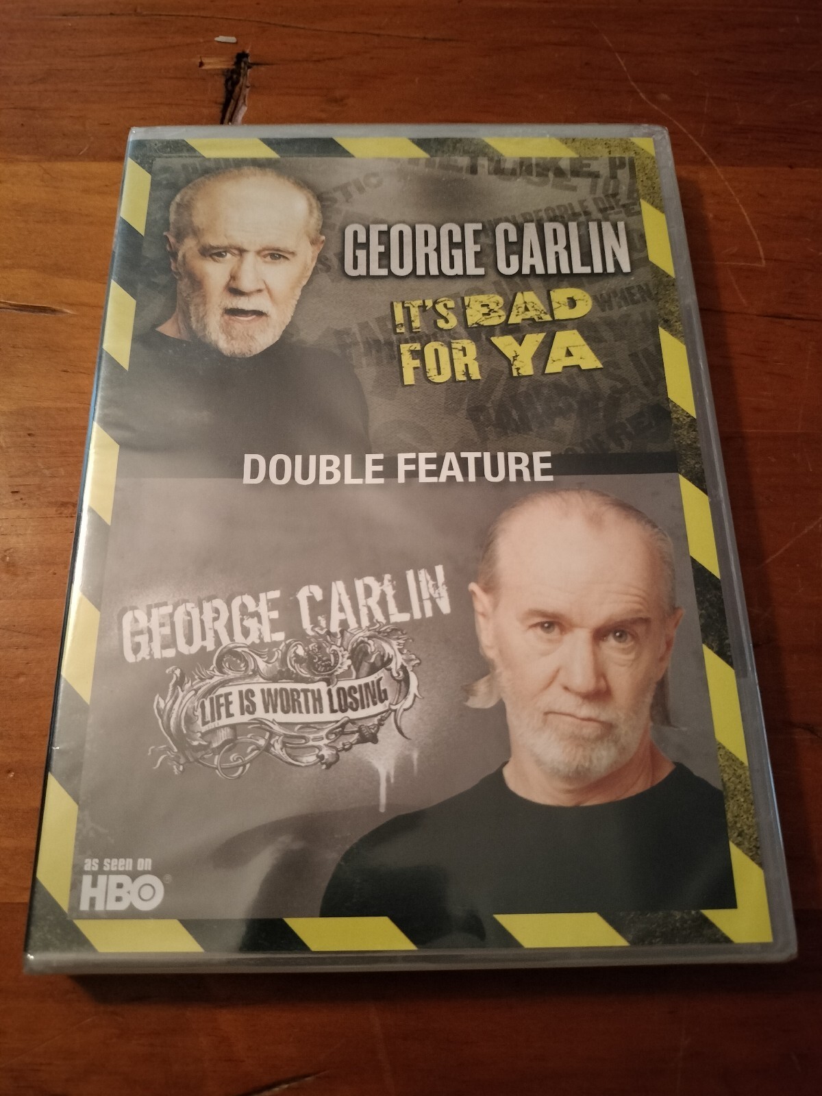 GEORGE CARLIN: - Brand New - IT'S BAD FOR YA/LIFE IS WORTH LOSING DVD ...