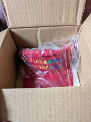 OFFICIAL RARE MAGA Hat- Rainbow Pride MISPRINT *NEVER UNBOXED* | eBay