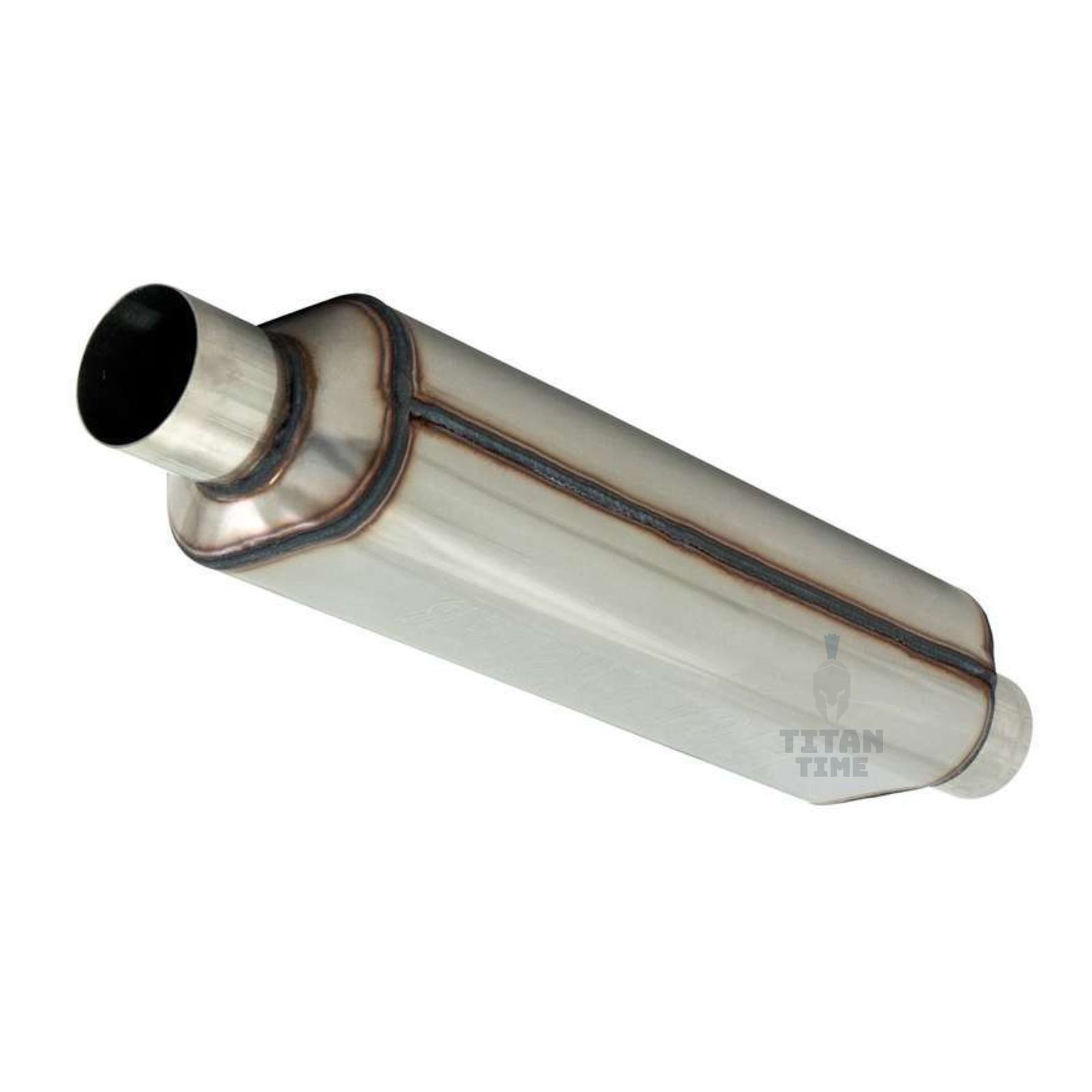 FLOWMASTER 12518304 Super HP-2 Muffler 2.50 Inlet/Outlet 18in Length ...