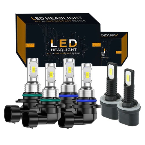 For Chevy Silverado 1500 2500 1999-2002 LED Headlight Hi/Low Kit Fog ...