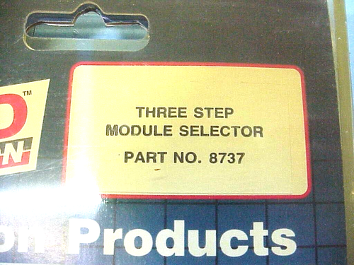 New MSD #8737 Three Step Module Selector | eBay