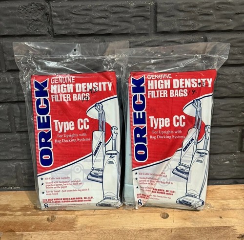 16 Oreck Type CC Genuine High Density Filter Bags Upright CCPK8 New ...