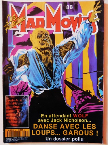 Mad Movies Cine Fantastique French N° 88 1994 Wolf Nicholson | eBay