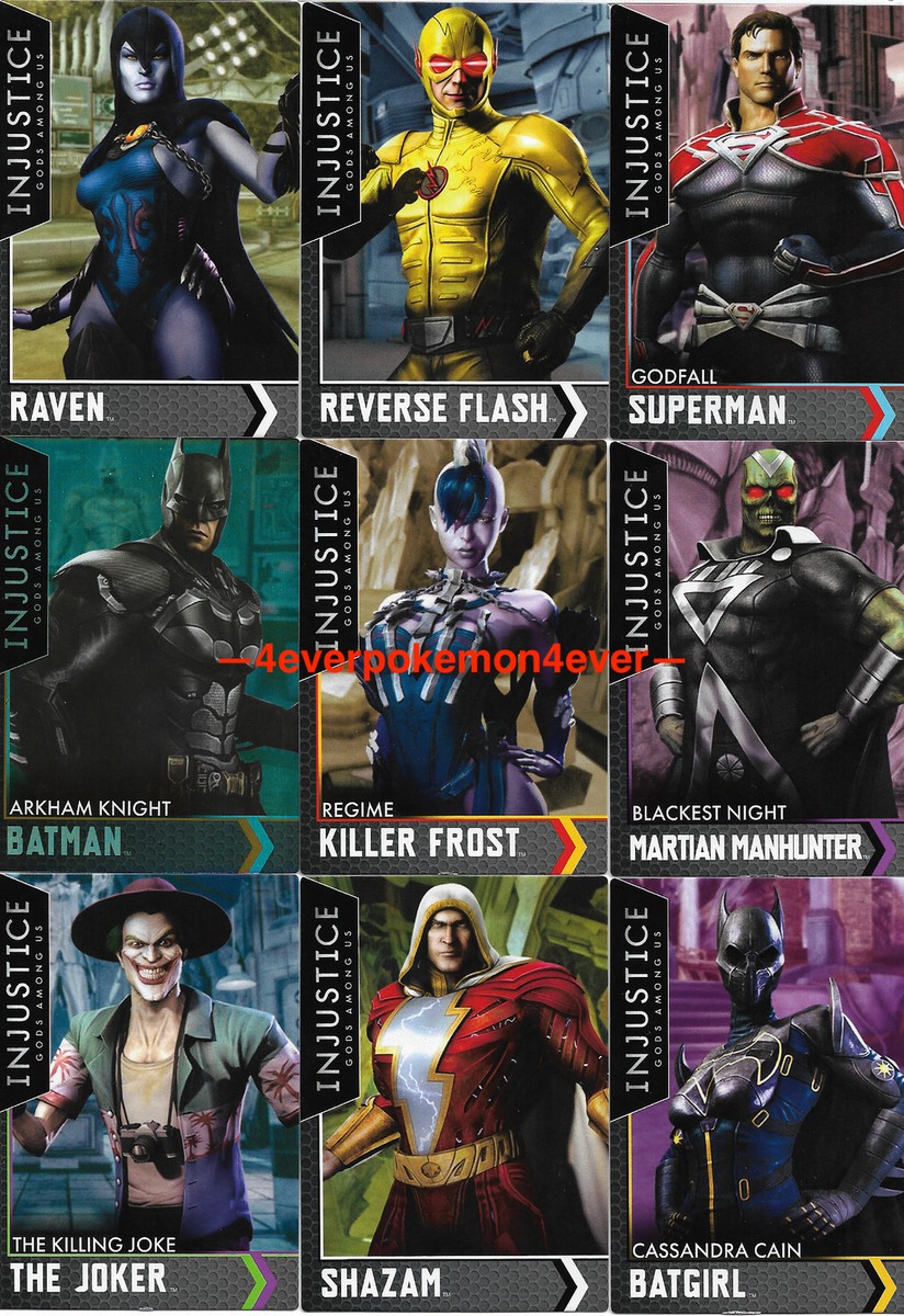 Injustice Character Cards