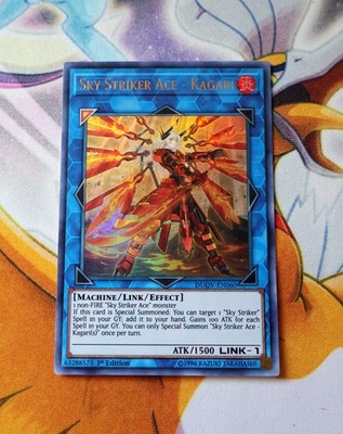 Sky Striker Ace - Kagari DUOV-EN060 LP Ultra Rare Alt Art 1st Ed Yu-Gi ...