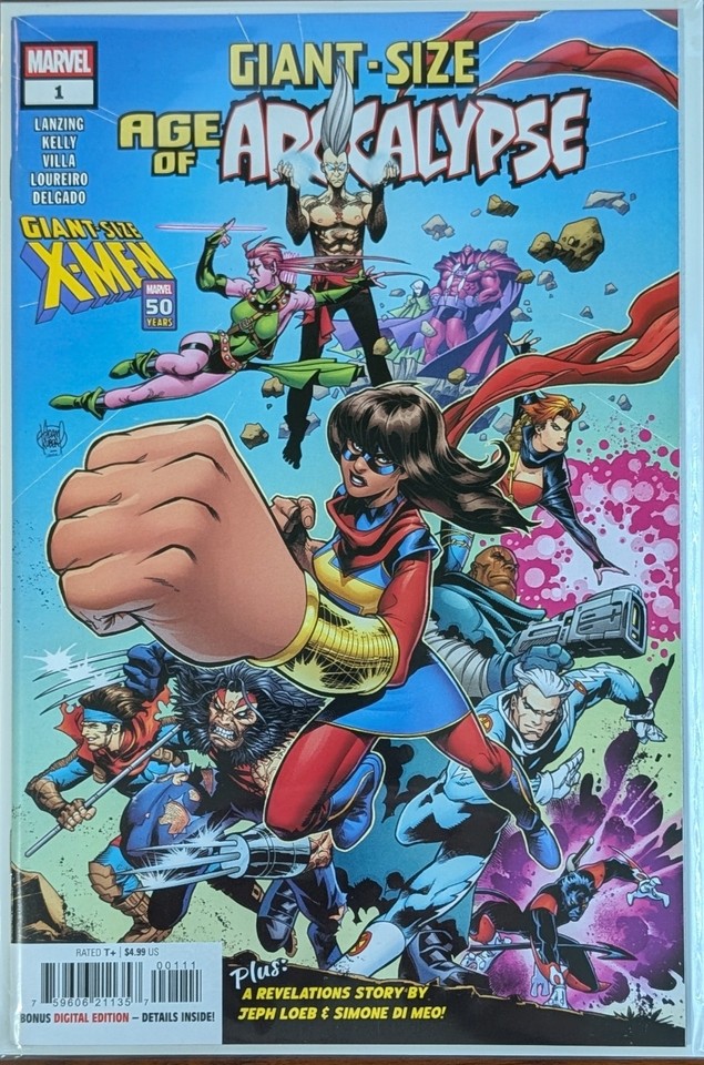 X-MEN OF APOCALYPSE ALPHA #1 (10 Book set) Lot Marvel Age Giant-Size ...