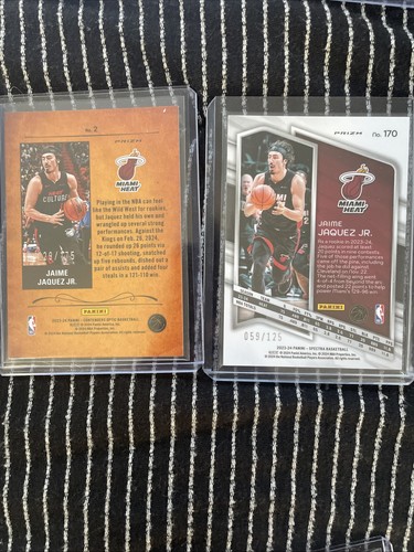 Miami Heat Lot; Jacquez, Herro, Robinson, Adebayo. 13 Cards | eBay