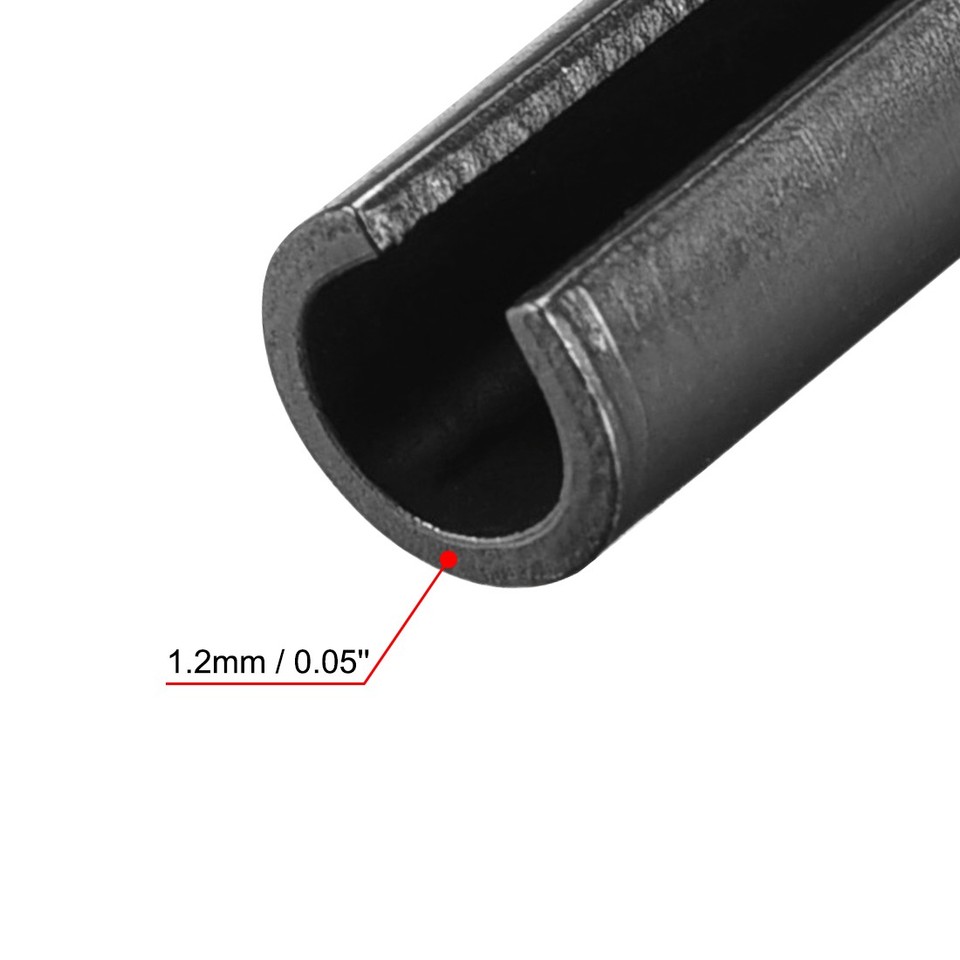 Slotted Spring Pin - 6mm x 16mm Plain Finish 65Mn Roll Assortment Kit ...