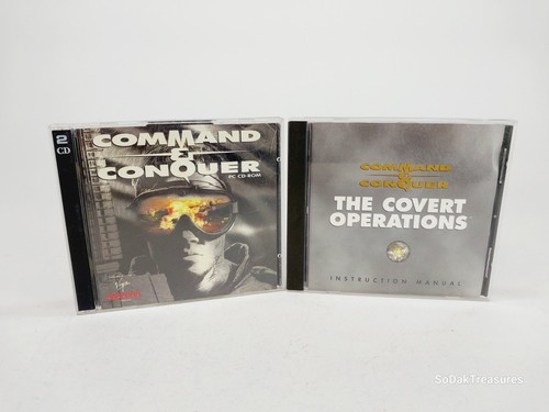Vintage Command & Conquer PC Game Lot Set Covert Operations 90s | eBay