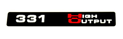 (HO) 331 High Output Emblem (B) Standard | eBay