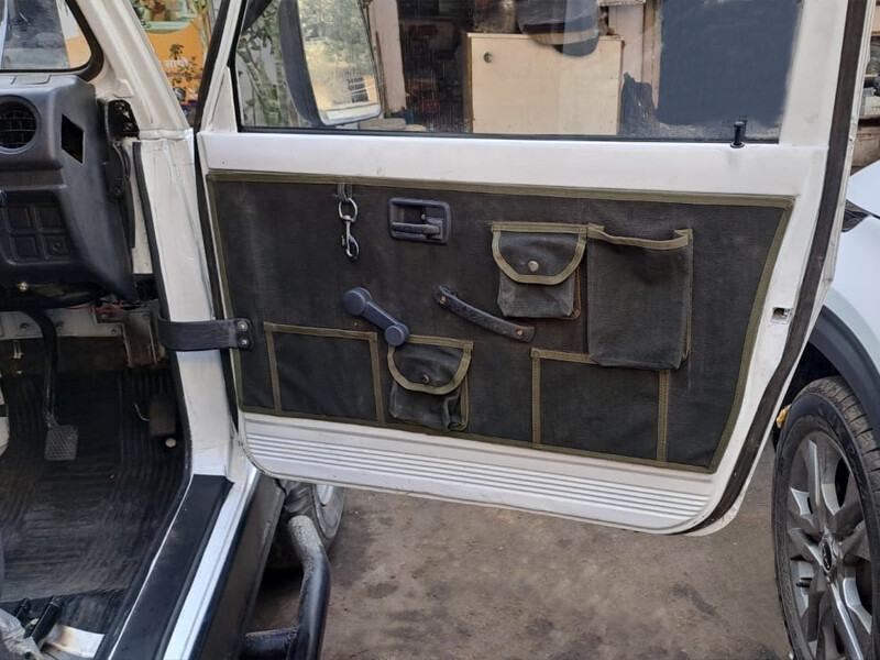 Custom Suzuki Samurai SJ410 SJ413 Door Panel Top Qlty Black Canvas +All ...