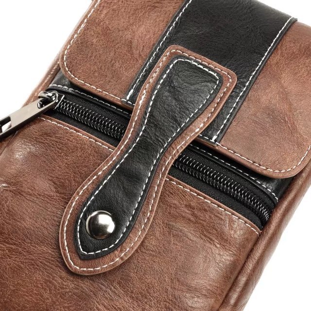 Universal Leather Phone Holster with Belt Clip Flip Cell Phone Pouch ...