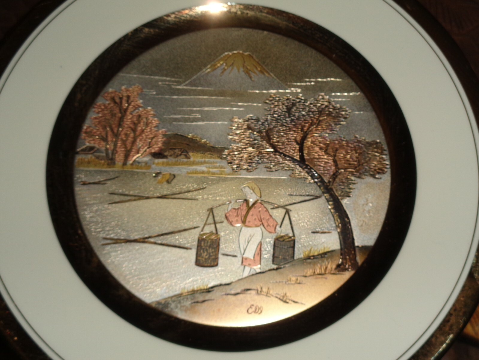 Chokin Ltd Edition Plate YOSHINOBU HARA - RISHO ARITA 1983 Japanese | eBay