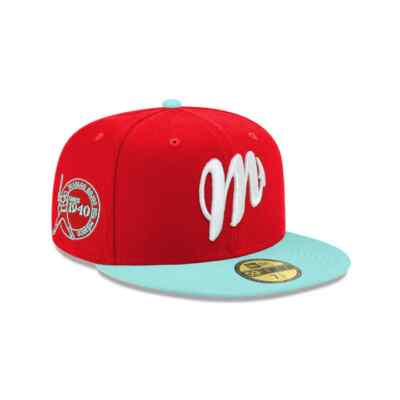 New Era Diablos Rojos Del Mexico Red Mint 2 Tone 1940 SP 59Fifty Fitted ...